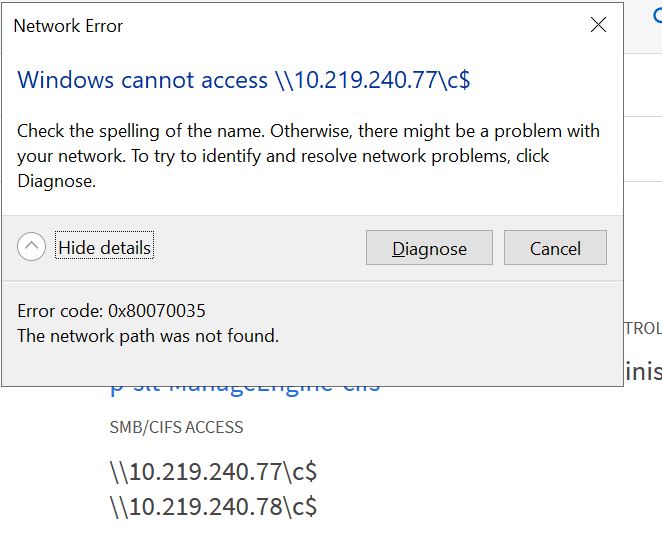 Unable to access CIFS shares - New setup - NetApp Community