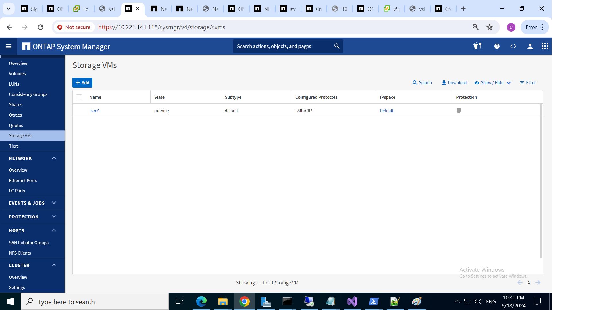 Ontap 9111 Issues Share Paths Created Using The Cifssmb Protocol