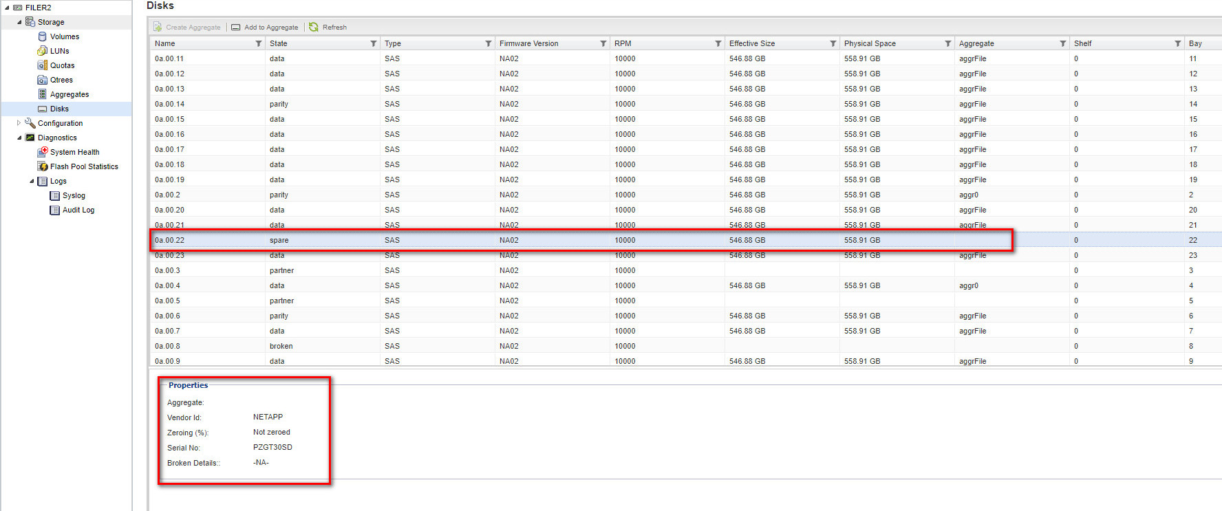 Solved: disk fail netapp N3220 - NetApp Community