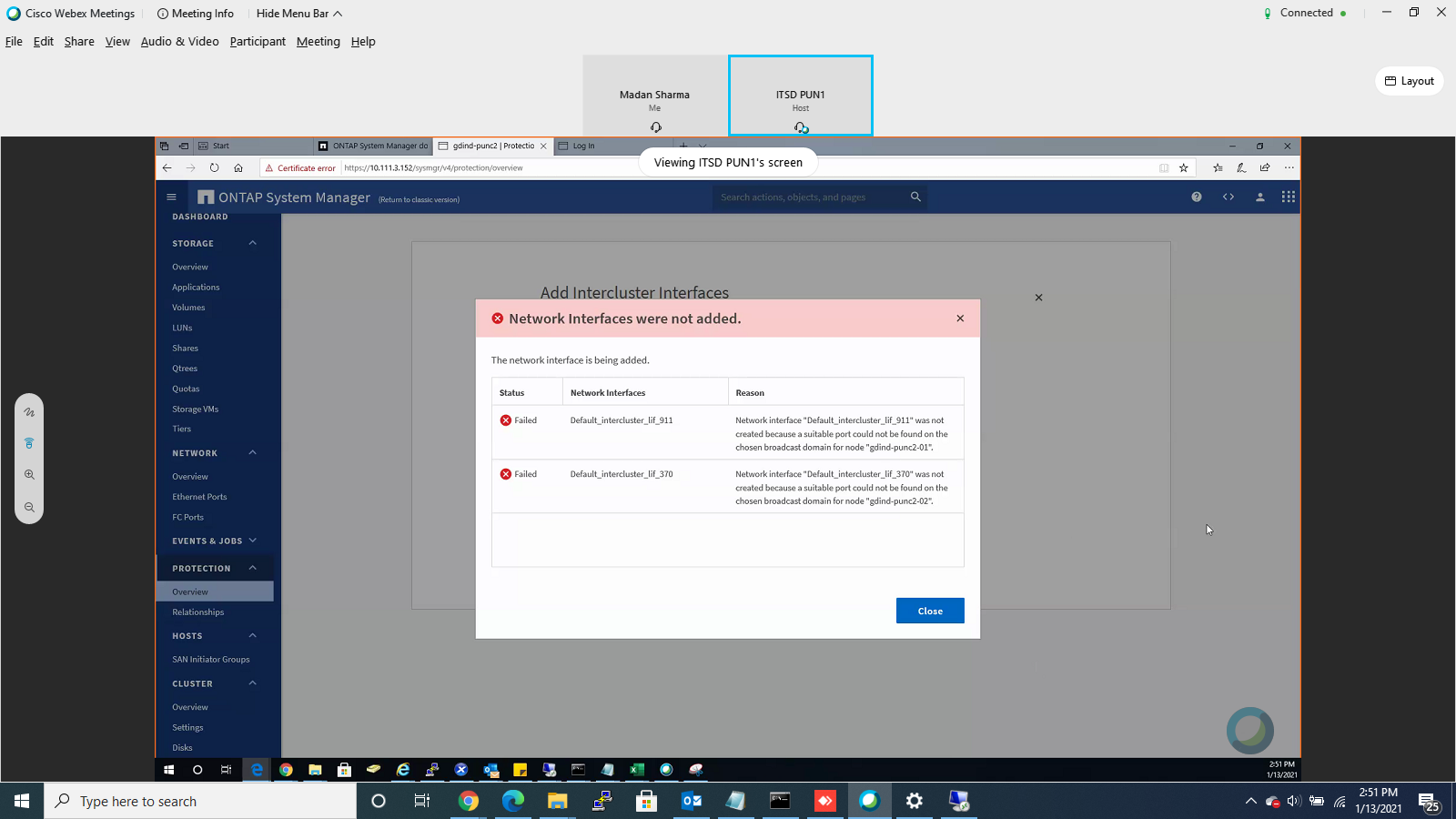 Solved: LIF port not enable - NetApp Community