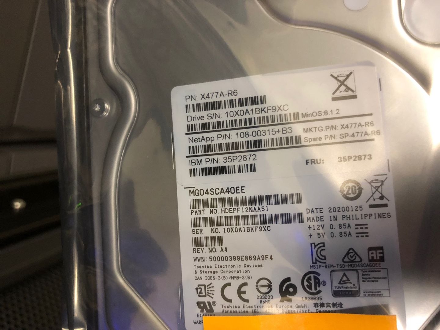 Solved: X477 Disk is displayed at 15000 rpm on the fas3240 - NetApp ...