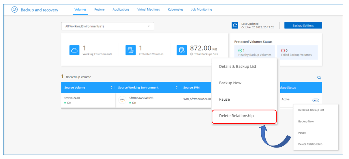 Cloud Backup Service Feature Blog: November '22 Updates - NetApp Community