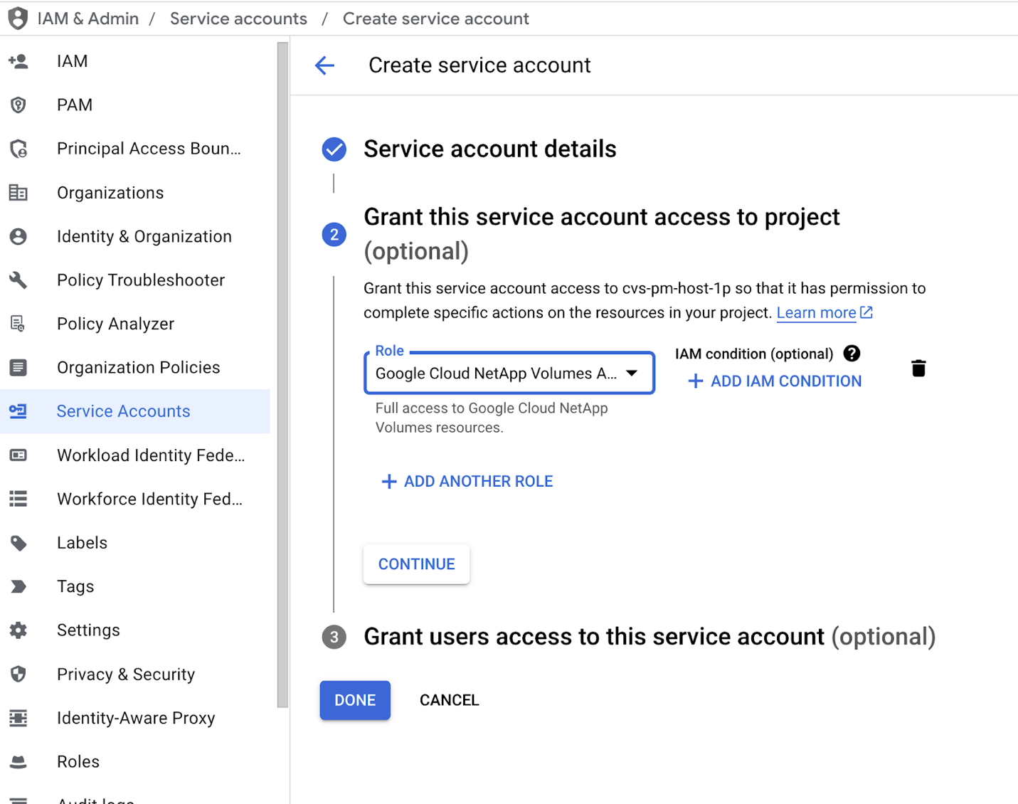 Deploying cloud identity with Trident, GKE, and Google Cloud NetApp ...