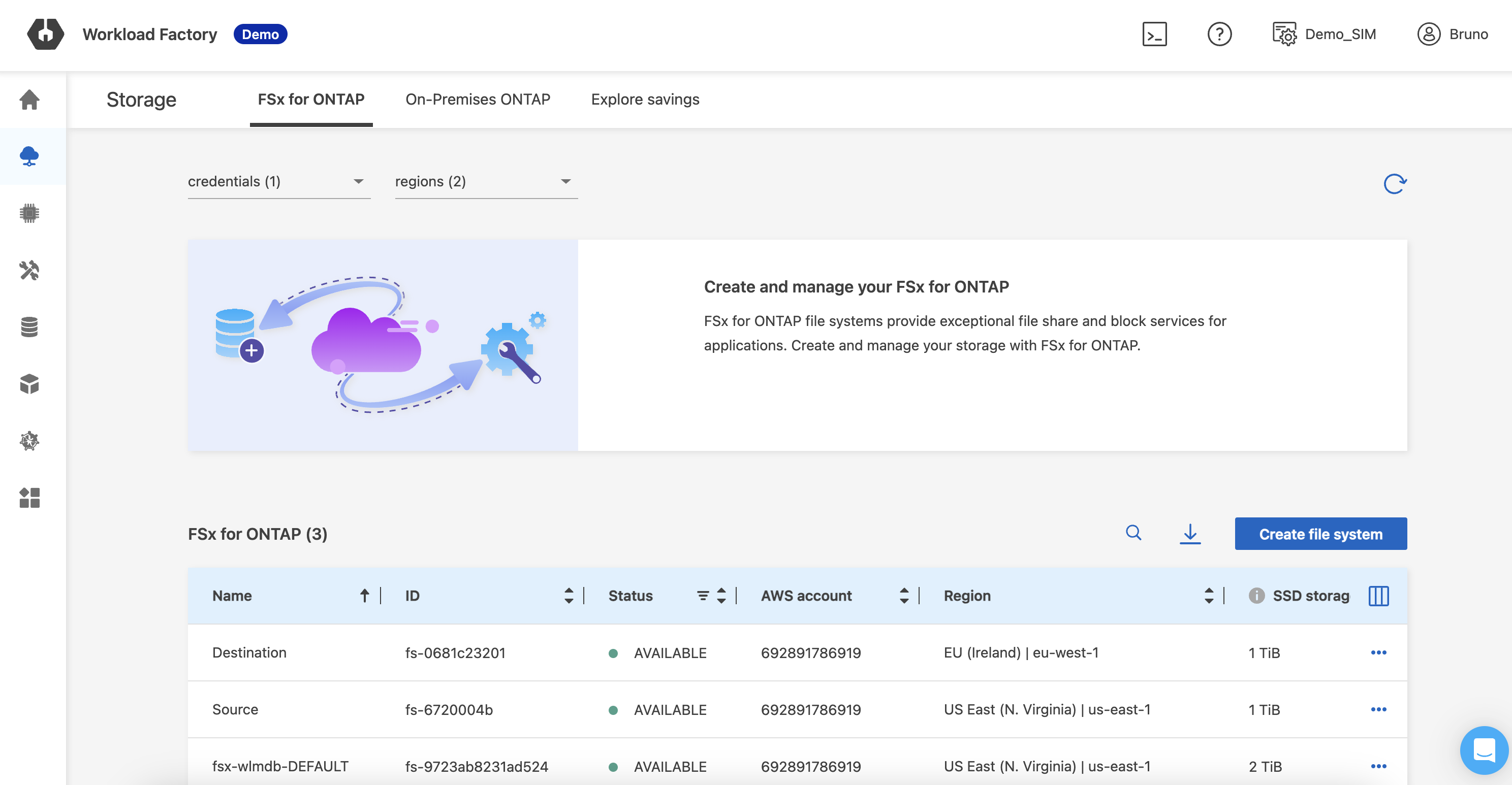 Automate data replication and disaster recovery using BlueXP workload factory on AWS - NetApp ...
