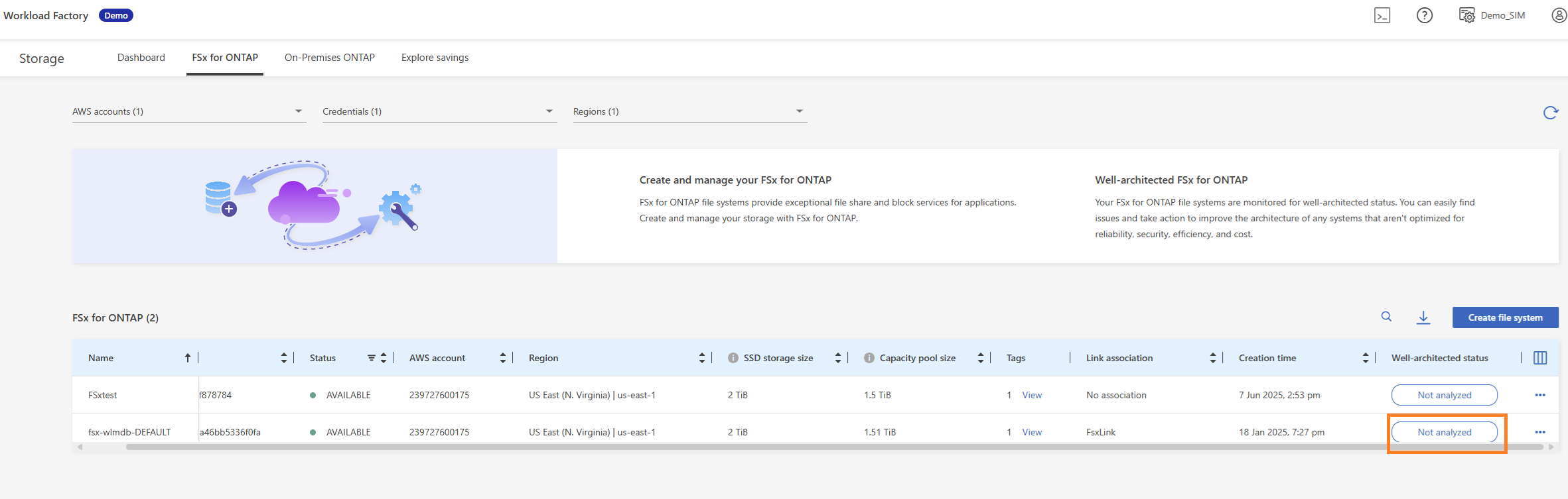 One-click alignment to AWS Well-Architected storage recommendations ...