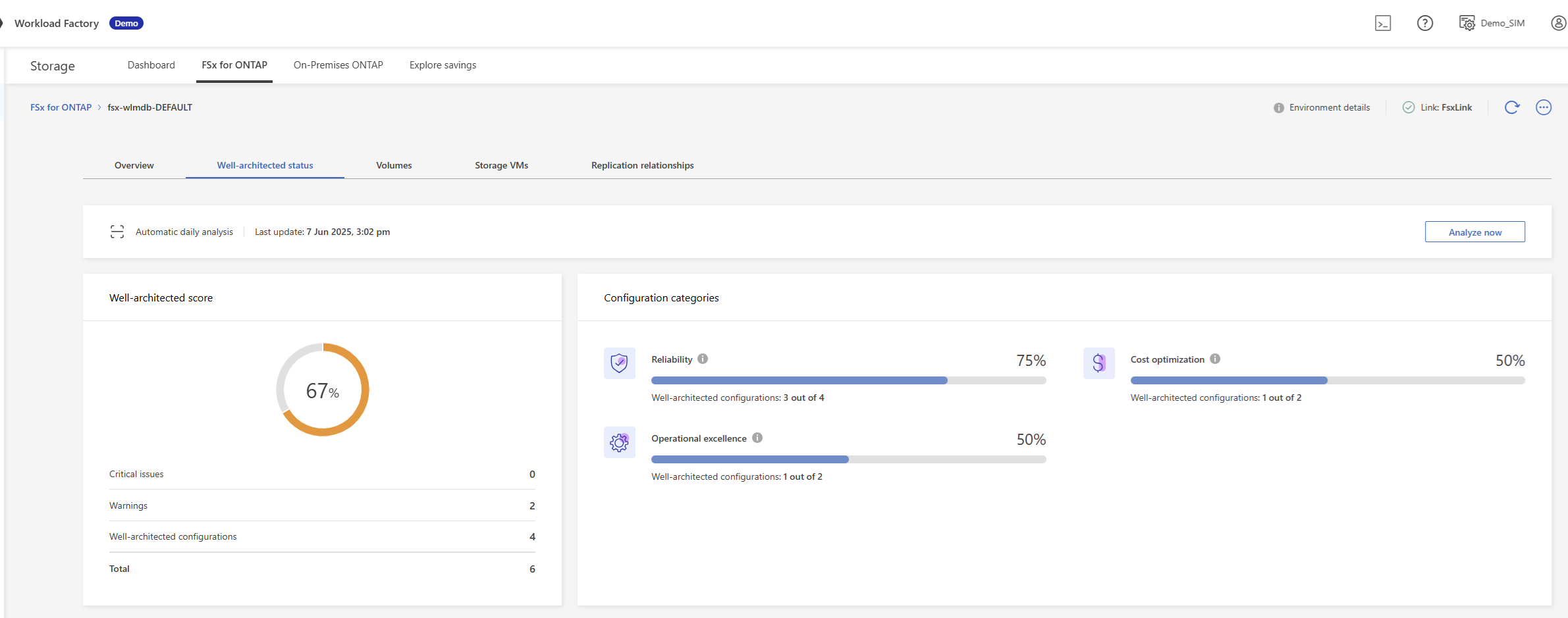 One-click alignment to AWS Well-Architected storage recommendations ...