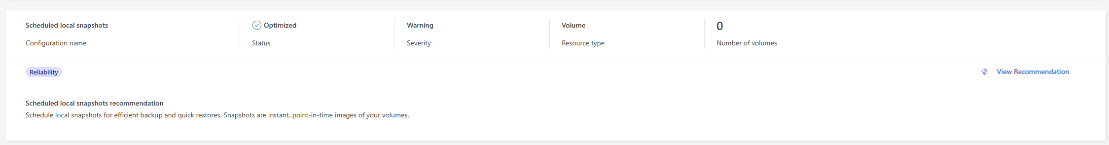 One-click alignment to AWS Well-Architected storage recommendations ...