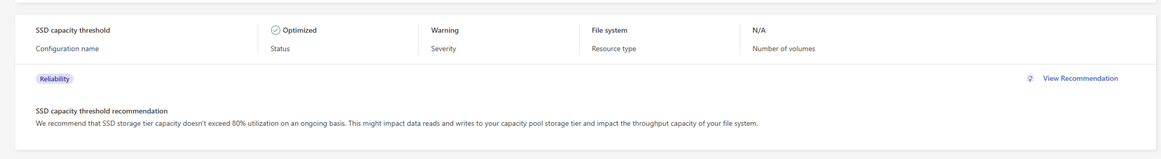 One-click alignment to AWS Well-Architected storage recommendations ...