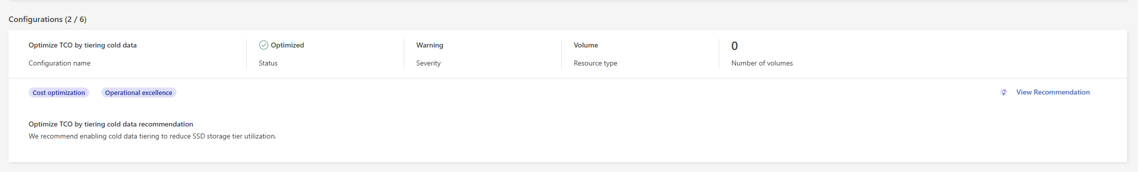 One-click alignment to AWS Well-Architected storage recommendations ...