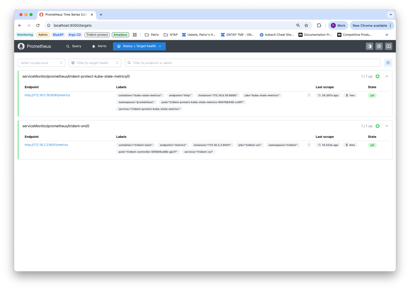 NetApp Trident protect metrics and monitoring - NetApp Community