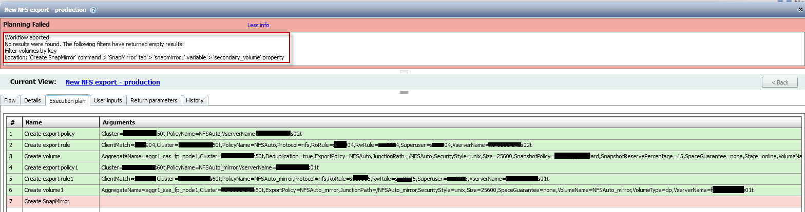 Solved Create Snapmirror Step Fails Using User Input Variable For Volumeexport Create In Prior 3578