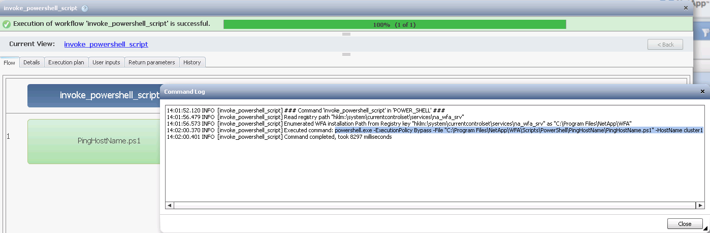 WFA Invoke External PS scripts - NetApp Community