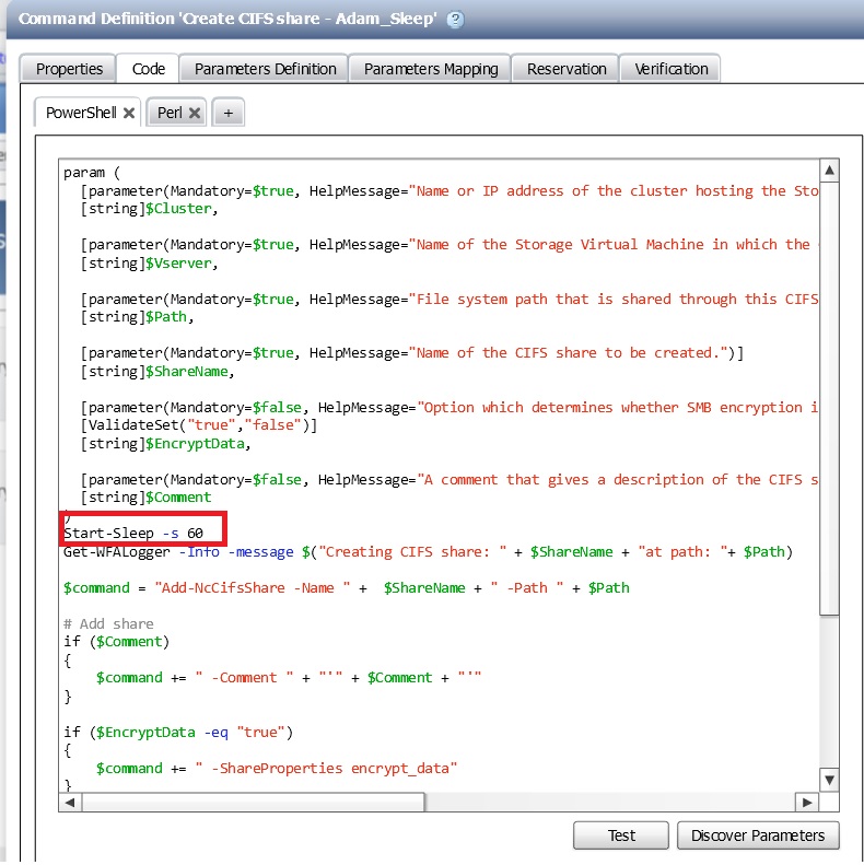 Solved: WFA - confirm snapmirror update complete before Creating CIFS Share - NetApp Community
